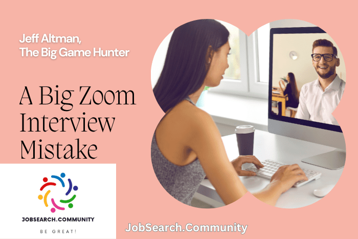 A Big Zoom Interview Mistake